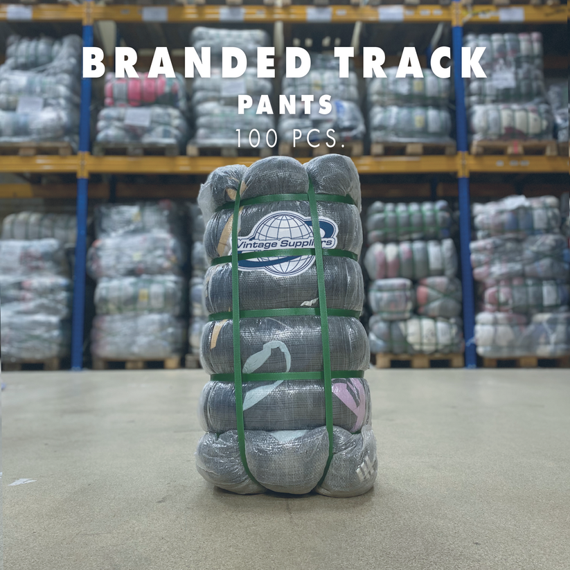 BRANDED TRACK PANTS BALE (100 PIECES) – Vintage Suppliers 1989