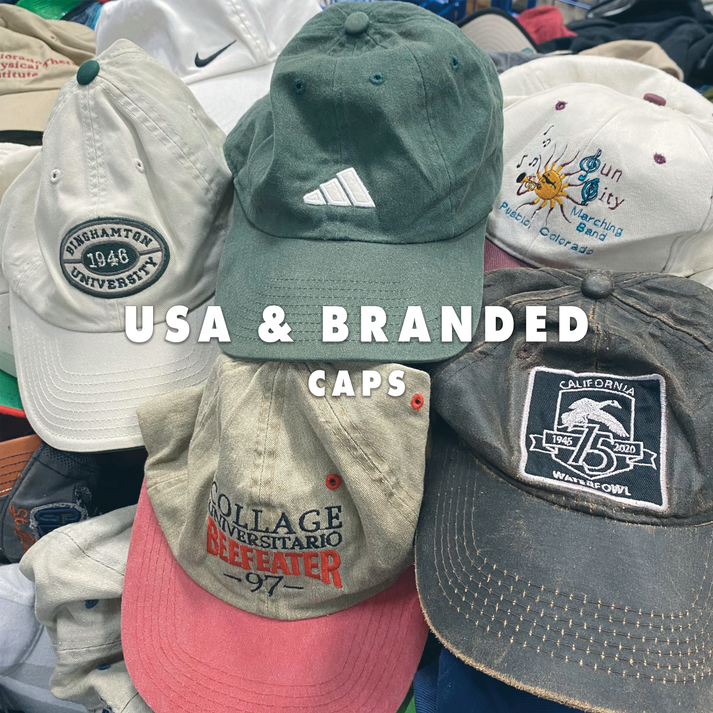 30x BRANDED AND USA CAPS – Vintage Suppliers 1989